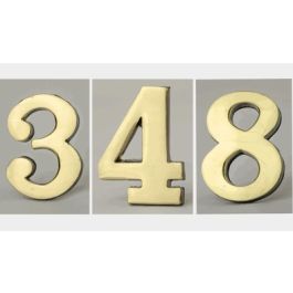 2" Self-Adhesive Brass Numbers