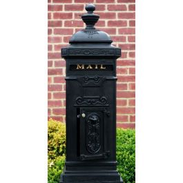 Victorian Tower Rear Access Mailbox