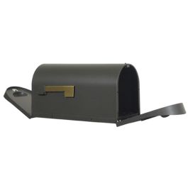 Rear Access Curbside Mailbox with Two Doors