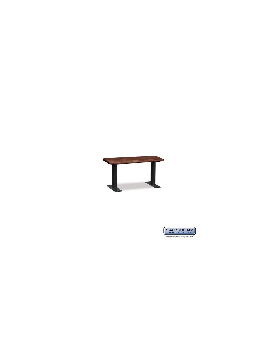 Wood Locker Benches - 36 Inches - Choose Color