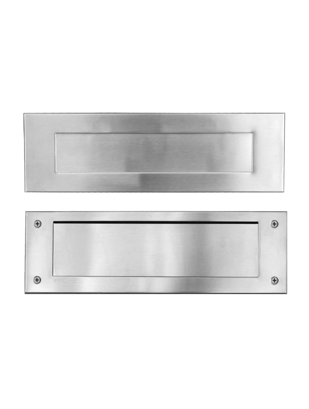 Stainless Steel Mail Slot (includes front & rear pieces)