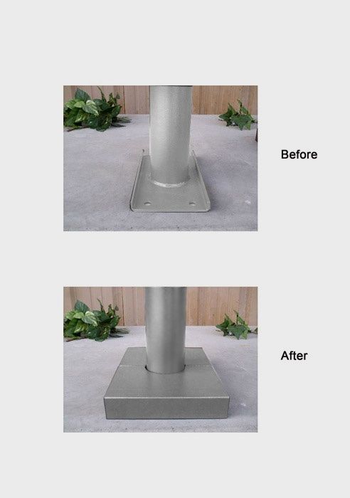 Stainless Steel Base Plate Cover