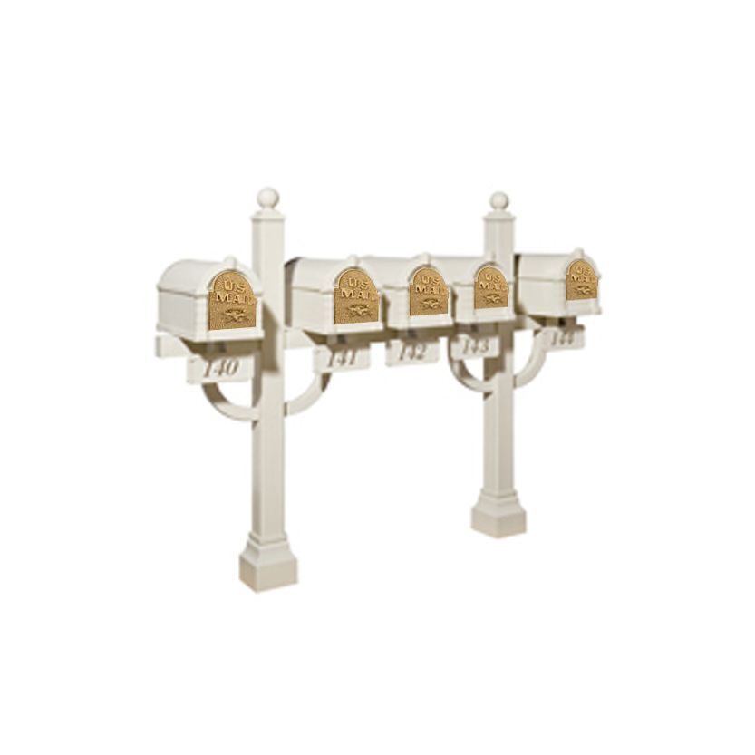 Mailbox Post - Inner Positioned (Mailboxes not included)