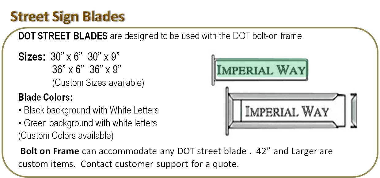 Traffic Sign Package Century Series - Rectangle Sign