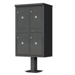 4 Door Parcel Locker Cluster Mailbox