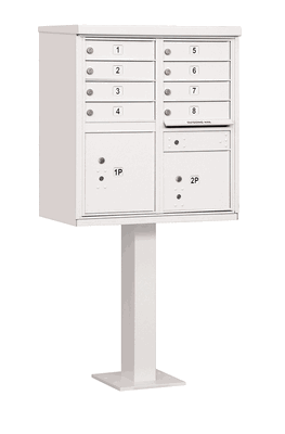 Salsbury 3308-U 8 Door Cluster Mailbox - USPS Approved