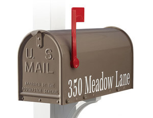 Janzer Multi-Mount Quad Mailbox Post